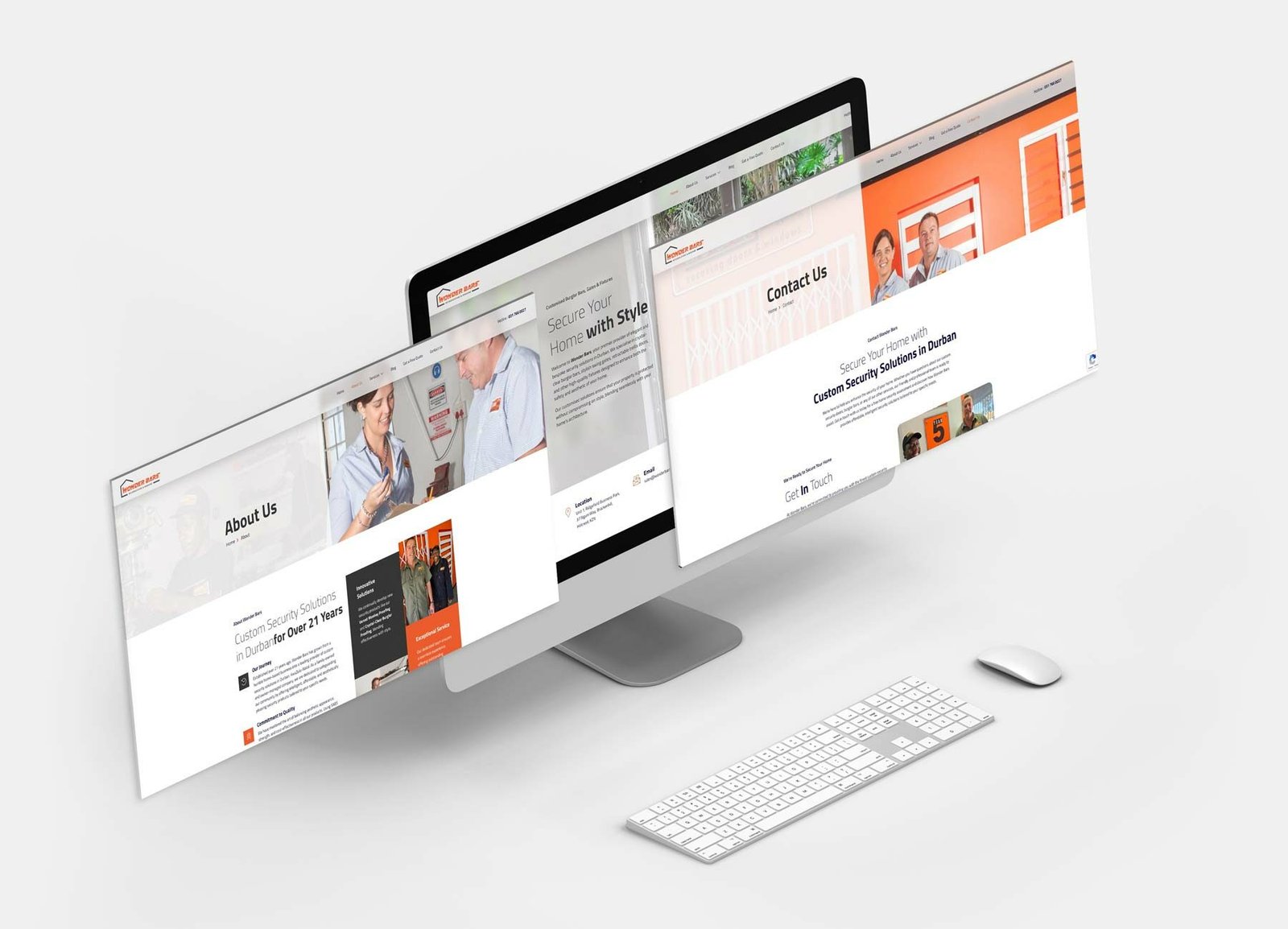 Home Security Company Website Design